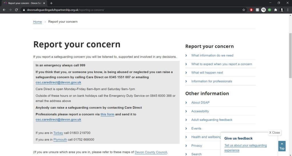 How to raise a safeguarding concern (children and adults) - Digital ...