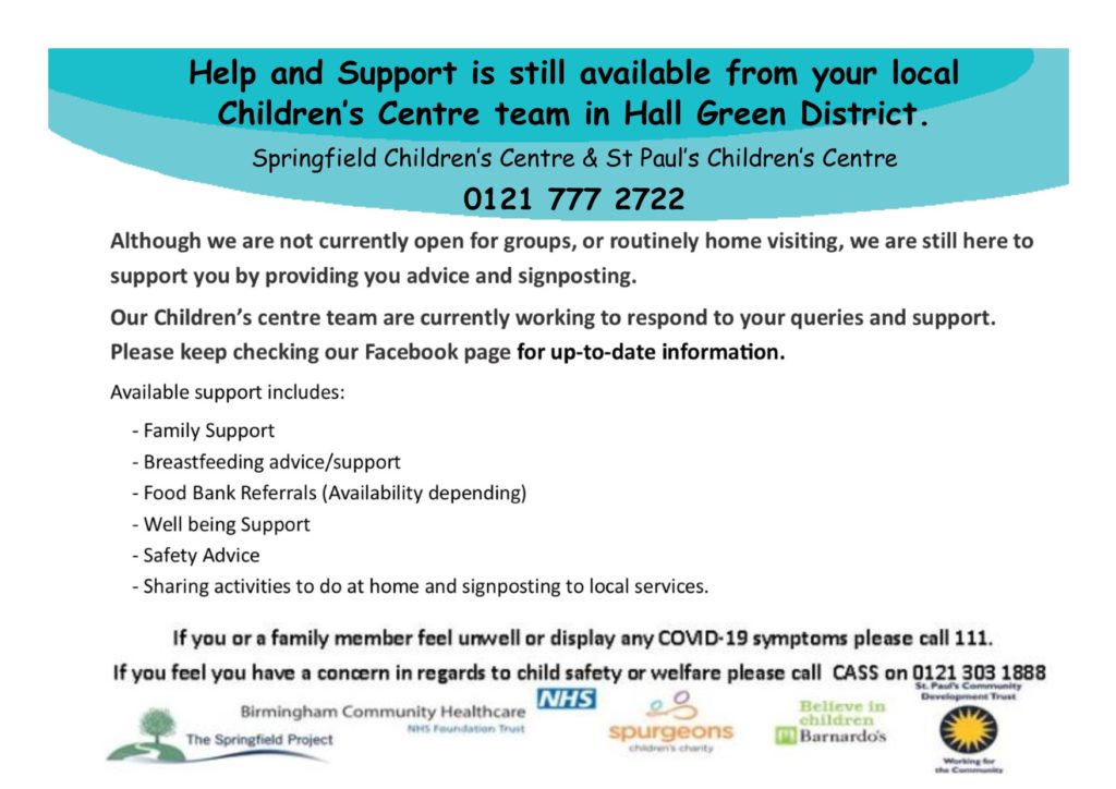 family-support-poster – Birmingham Forward Steps