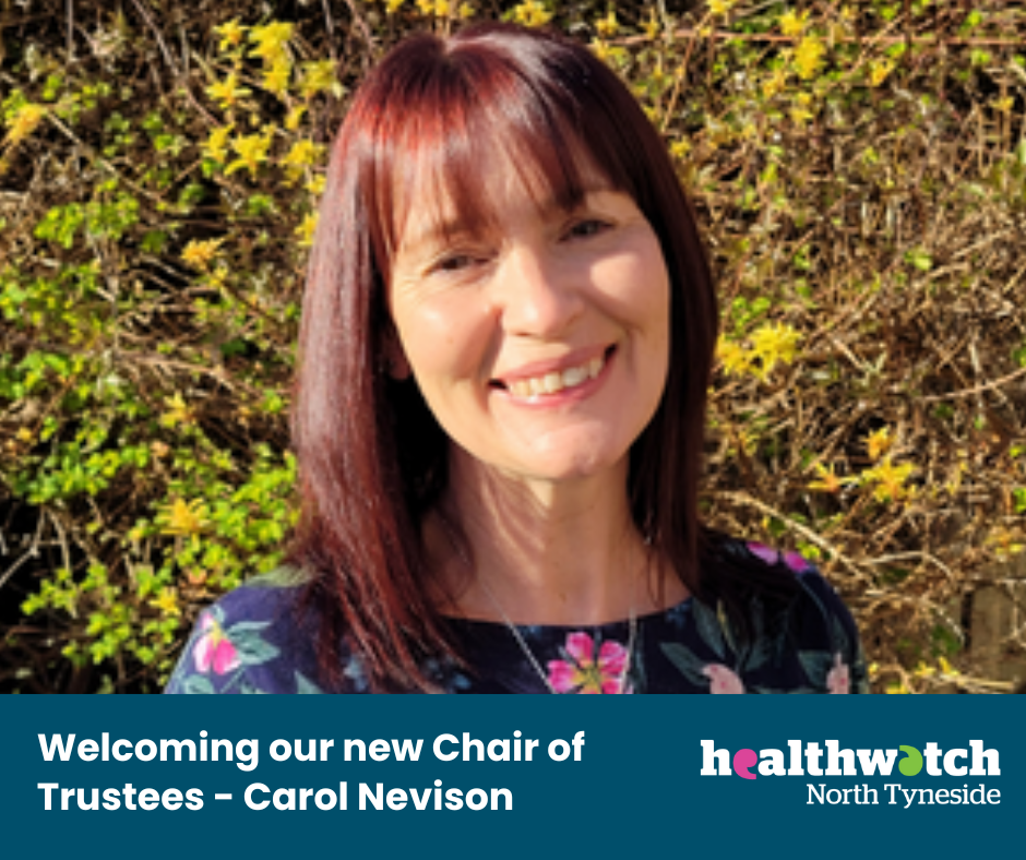 Meet Our New Chair of Trustees at Healthwatch North Tyneside - Carol ...